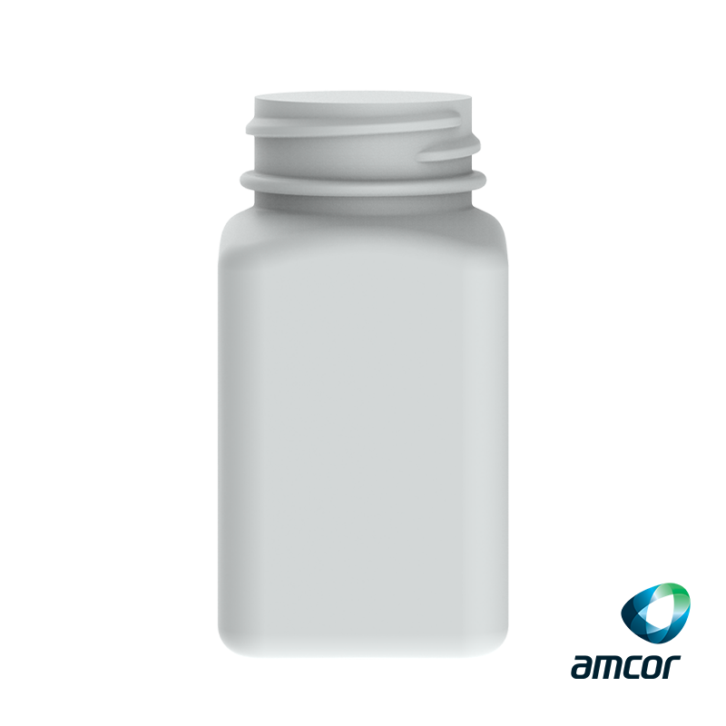 Square Wide Mouth Packer Bottle 75 ml | Amcor